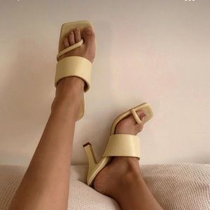 Zara | Shoes | Zara Square Toe Heel | Poshmark